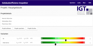 Tool "Gebäudeeffizienz-Inspektor" - IGT - Institut für ...